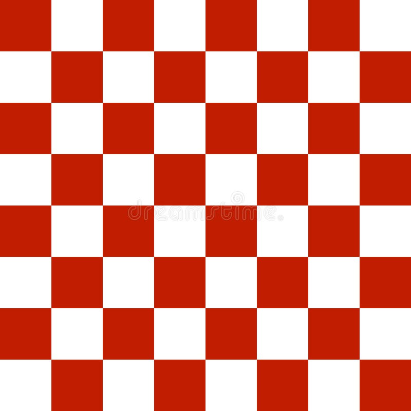 Vector Image of a White-red Checkerboard Texture. Stock Vector ...