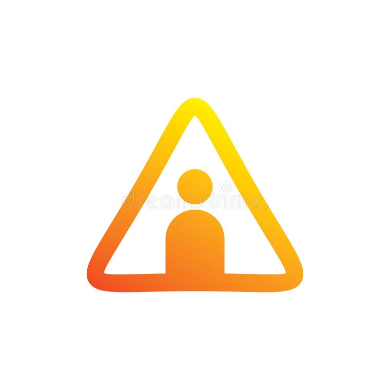 Triangle People Commitment Teamwork Together Outline Logo Vector Stock ...