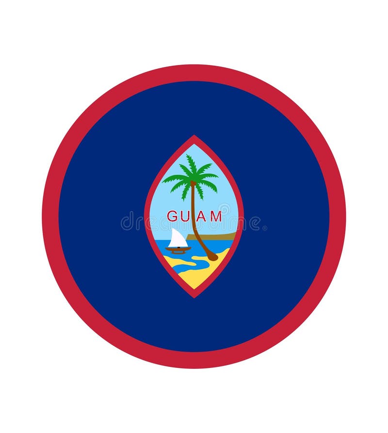 National Guam Flag, Official Colors and Proportion Correctly. National ...