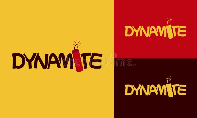 Illustration Vector Graphic of Dynamite Logo Design Template. Stock ...