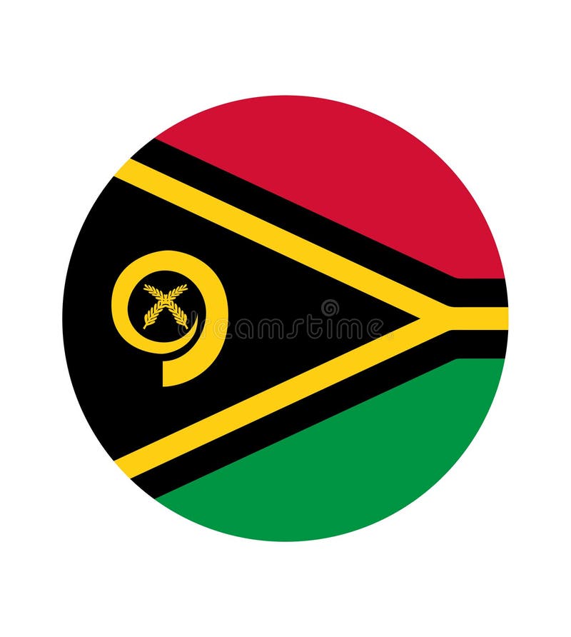 National Vanuatu Flag, Official Colors and Proportion Correctly ...
