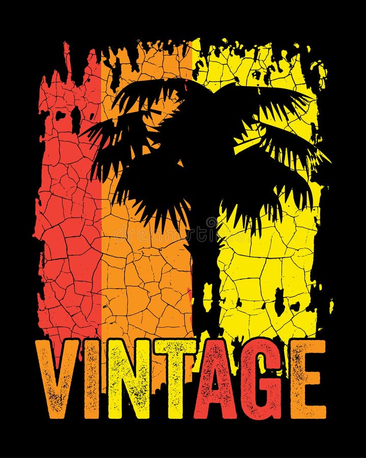 Retro Vintage T-shirt Design .beach Vintage Sublimation T-shirt Design ...