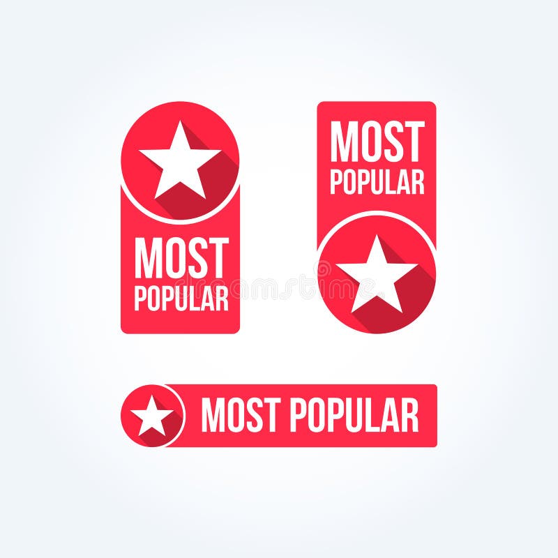 Most Popular Labels stock illustration. Illustration of choice - 240423549