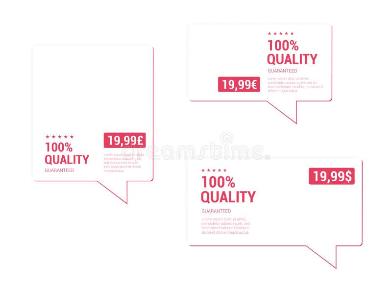 100 Quality Price Tags stock vector. Illustration of service - 240423680