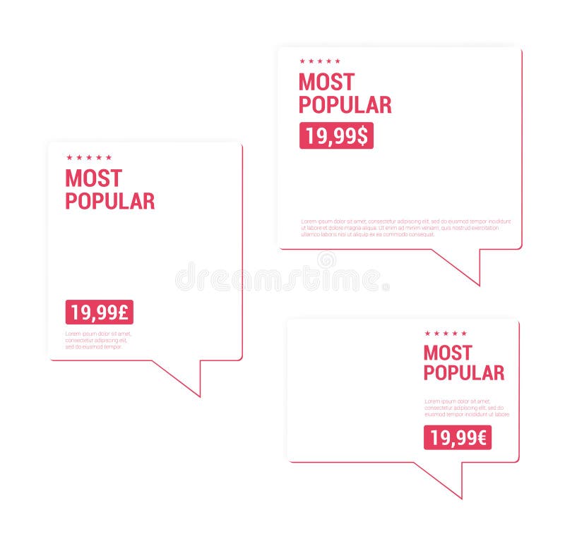 Most Popular Price Tags stock vector. Illustration of tags - 240423743