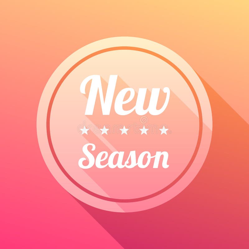New Season Label stock vector. Illustration of label - 240423948