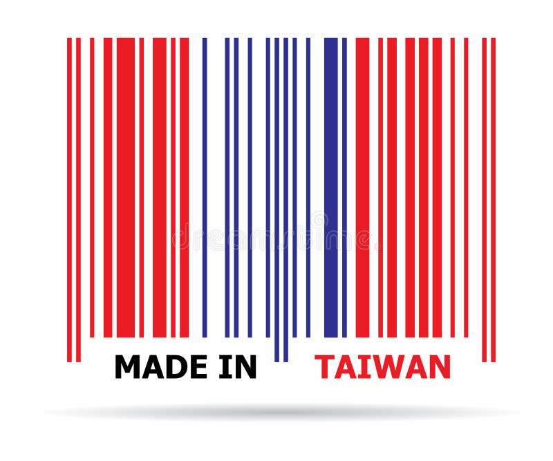 MADE in TAIWAN, Guarantee Quality. Label, Sticker or Trademark Stock ...