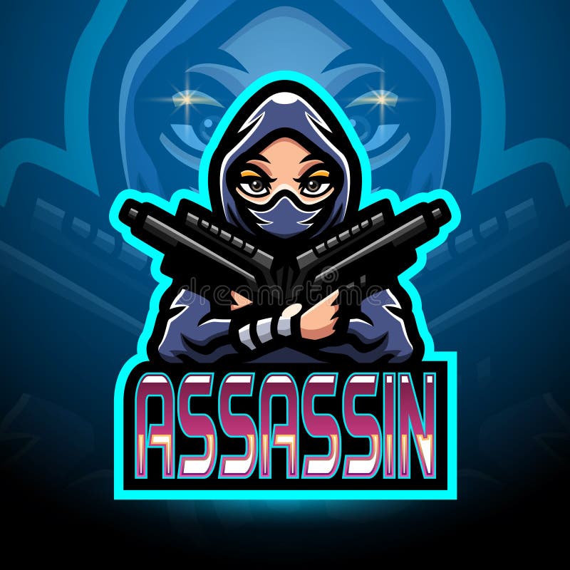 Assassin Esport Logo Mascot Design Stock Vector - Illustration of ...
