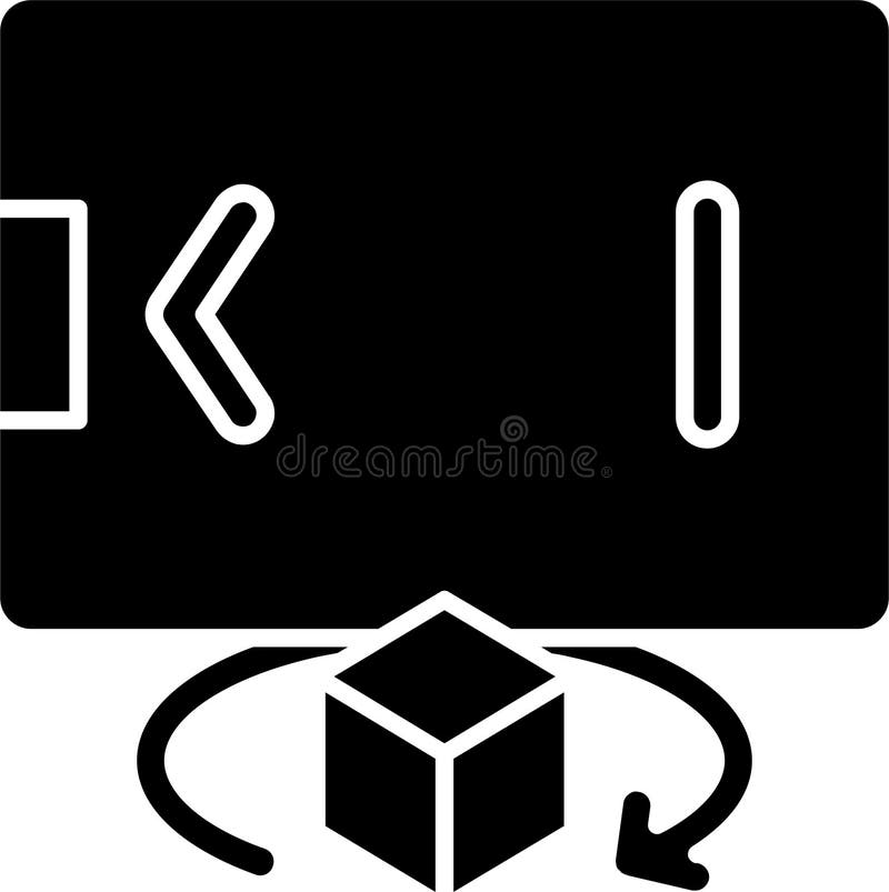 Rotation Icon stock vector. Illustration of angle, landscape - 240592642