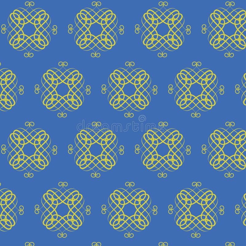 Swirls Vector Seamless Patterns, Spring Repeat Pattern, Modern Simple ...