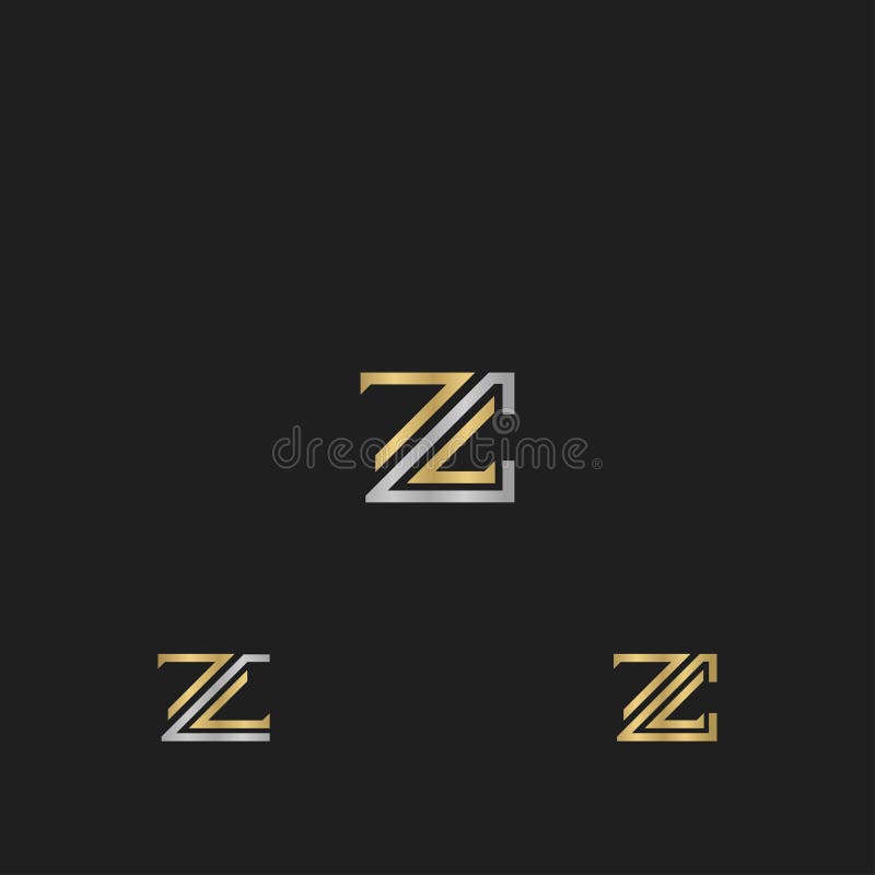 Alphabet Letters Initials Monogram Logo CZ, ZC, C and Z Stock Vector ...