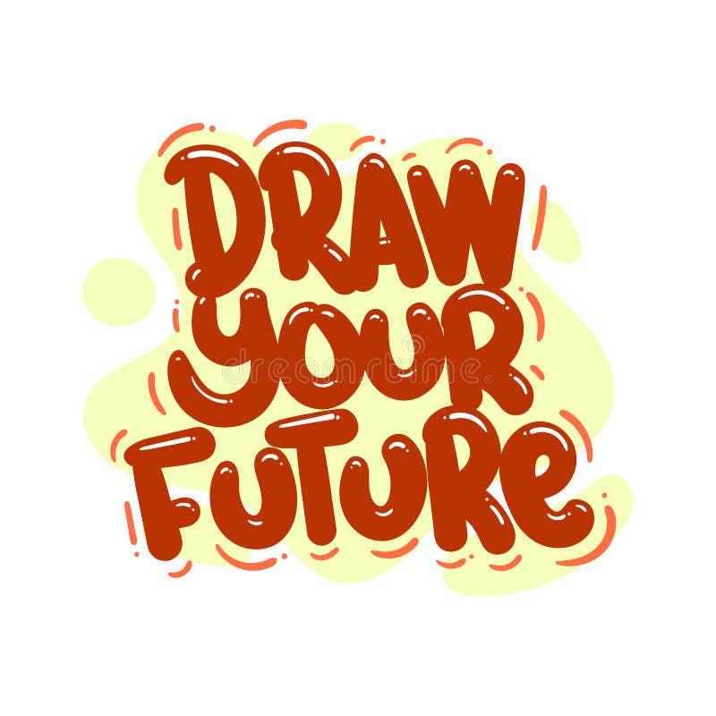 Draw your dream stock illustration. Illustration of reality - 107816174