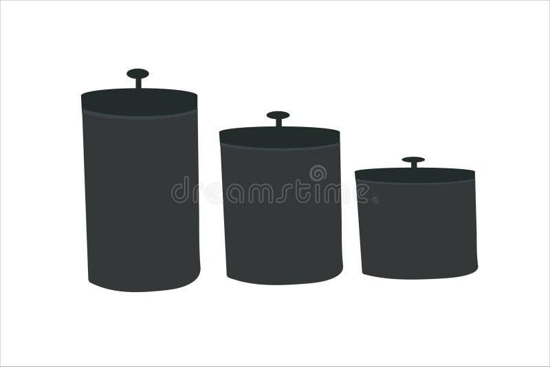Kitchen Canisters Stock Illustrations – 20 Kitchen Canisters Stock ...
