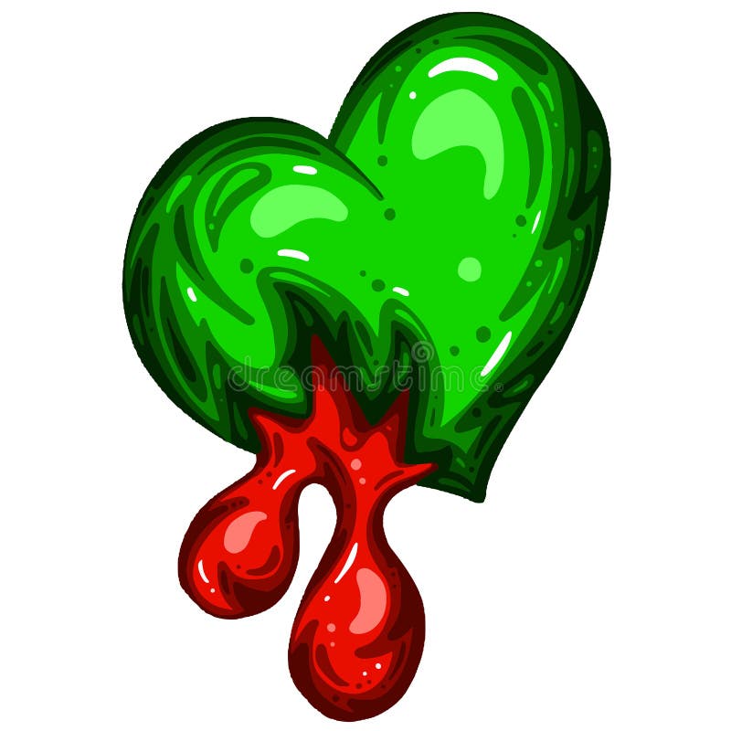Zombie Heart Drawing