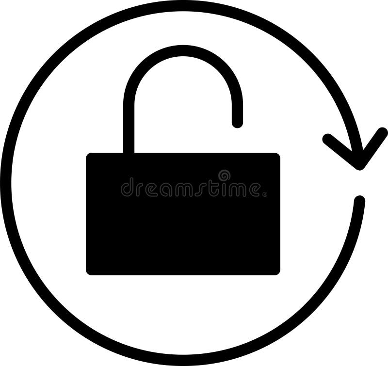 Rotate Off Icon stock vector. Illustration of mobile - 241914963