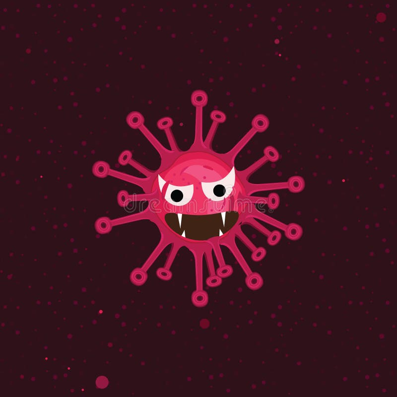 The Deadly Virus Logo Design Template Stock Vector - Illustration of ...