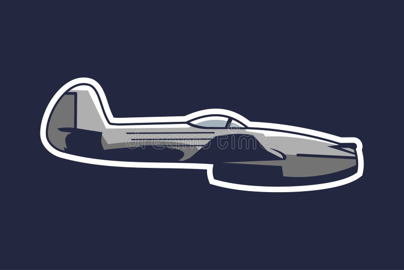 Soviet Union Fighter Jet Icon Vector Illustration. Stock Vector ...