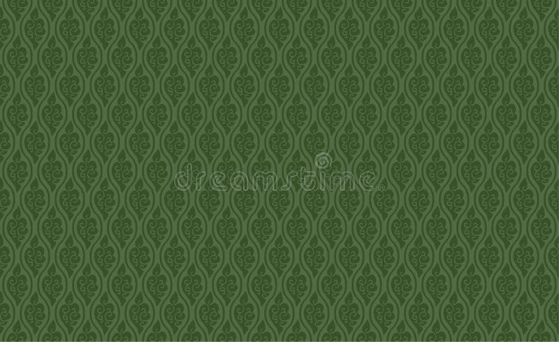 Green Tachiwaki Japanese Decorative Rising Steam Pattern Stock Vector ...