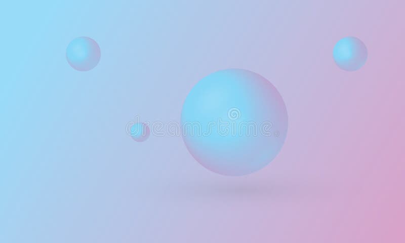 Abstract Balls Geometric Gradient Color Stock Vector - Illustration of ...