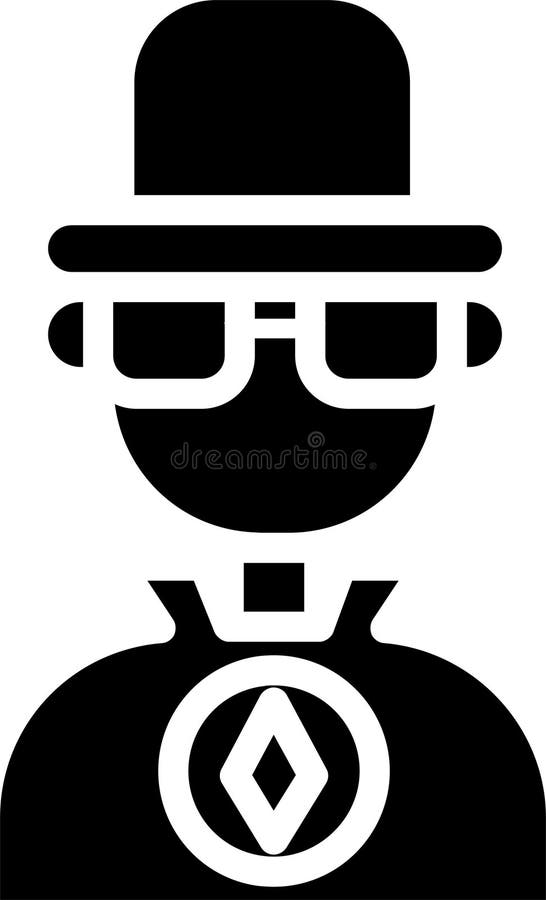 Anonymity Icon stock vector. Illustration of currency - 242218831