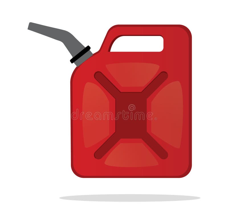 Gasoline Fuel Canister. Petrol Can Gallon Gas Tank Fuel Container ...
