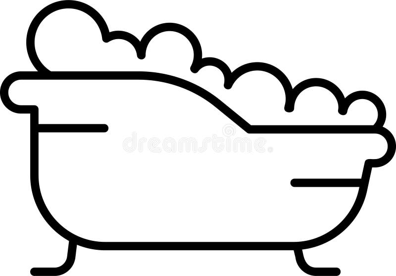 Bathing Icon stock vector. Illustration of clean, empathy - 242380023