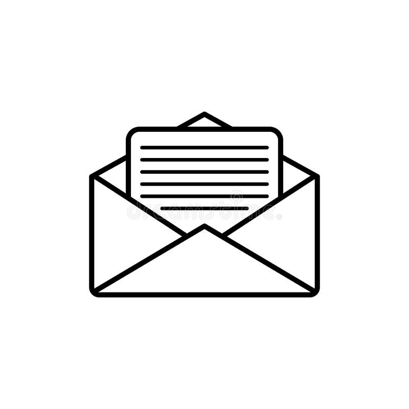 Simple Envelope Icon Design, Vector Illustration Stock Illustration ...