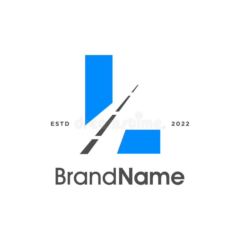 Modern Initial L Road logo stock vector. Illustration of direction ...