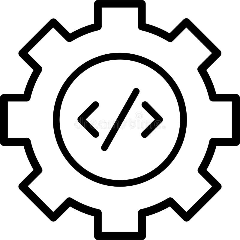 Setting Icon stock vector. Illustration of design, code - 242665520