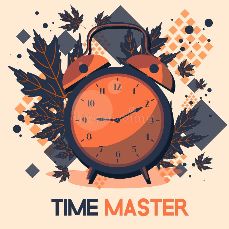 Object IllustrationTime Master Stock Vector - Illustration of leaf ...