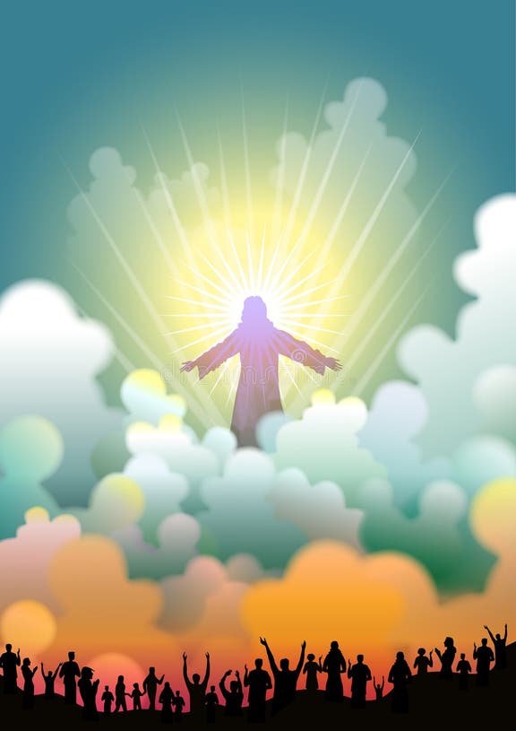 Jesus Christ Second Coming Stock Illustrations – 478 Jesus Christ ...