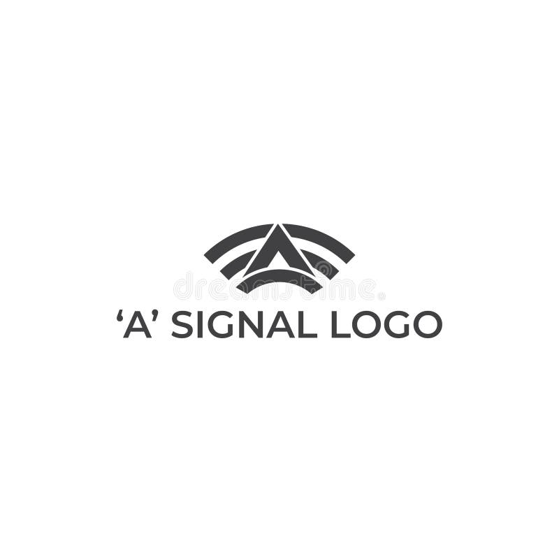 a SIGNAL LOGO stock vector. Illustration of communication - 243015444