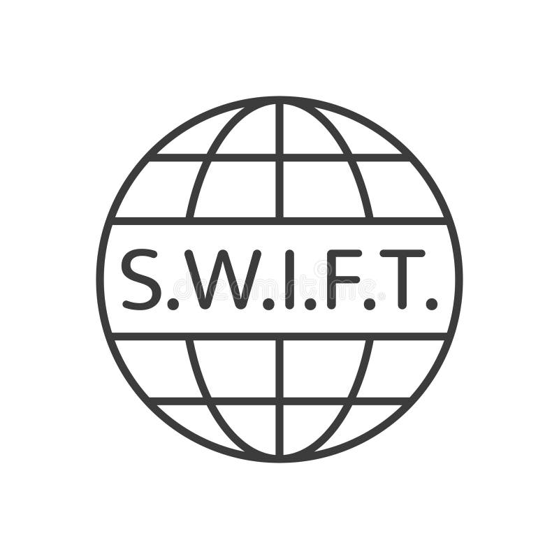 Swift Icon. International Payment Technology Editorial Photography ...