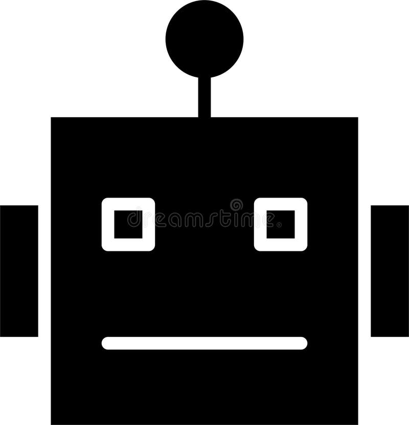 Bot Icon stock vector. Illustration of digital, flat - 243572827