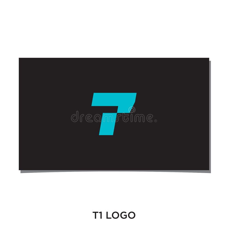 T1 or 1T LOGO stock vector. Illustration of emblem, alphabet - 243579630