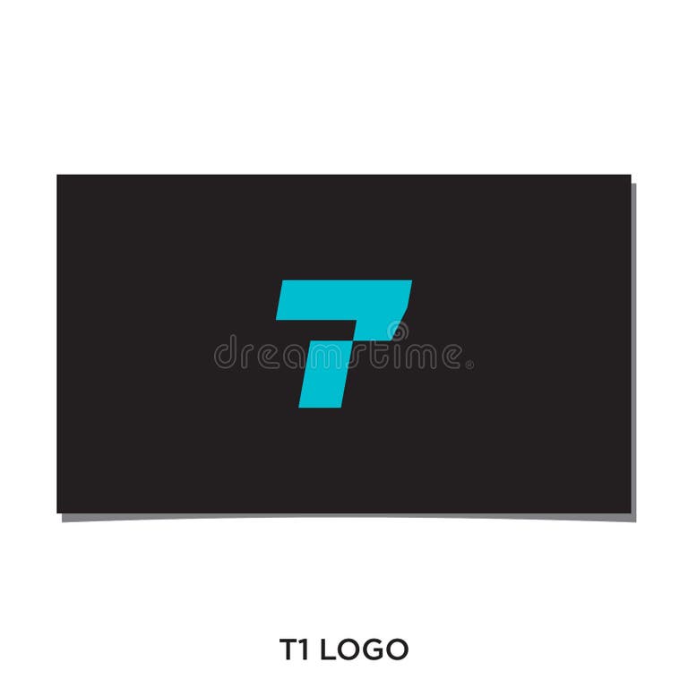 T1 or 1T LOGO stock vector. Illustration of emblem, alphabet - 243579630