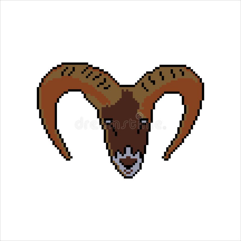 Goat Pixel Stock Illustrations – 367 Goat Pixel Stock Illustrations ...