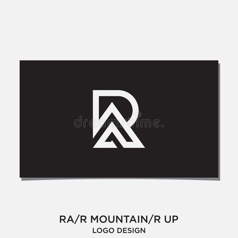 R MOUNTAIN LOGO stock vector. Illustration of creative - 243663108