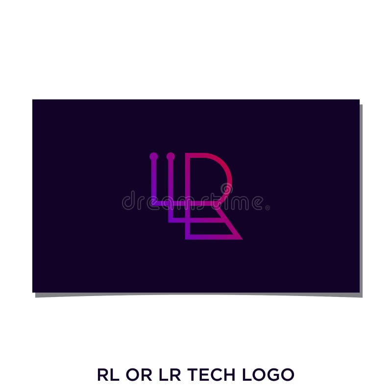 RL TECH LOGO stock vector. Illustration of alphabet - 243663148