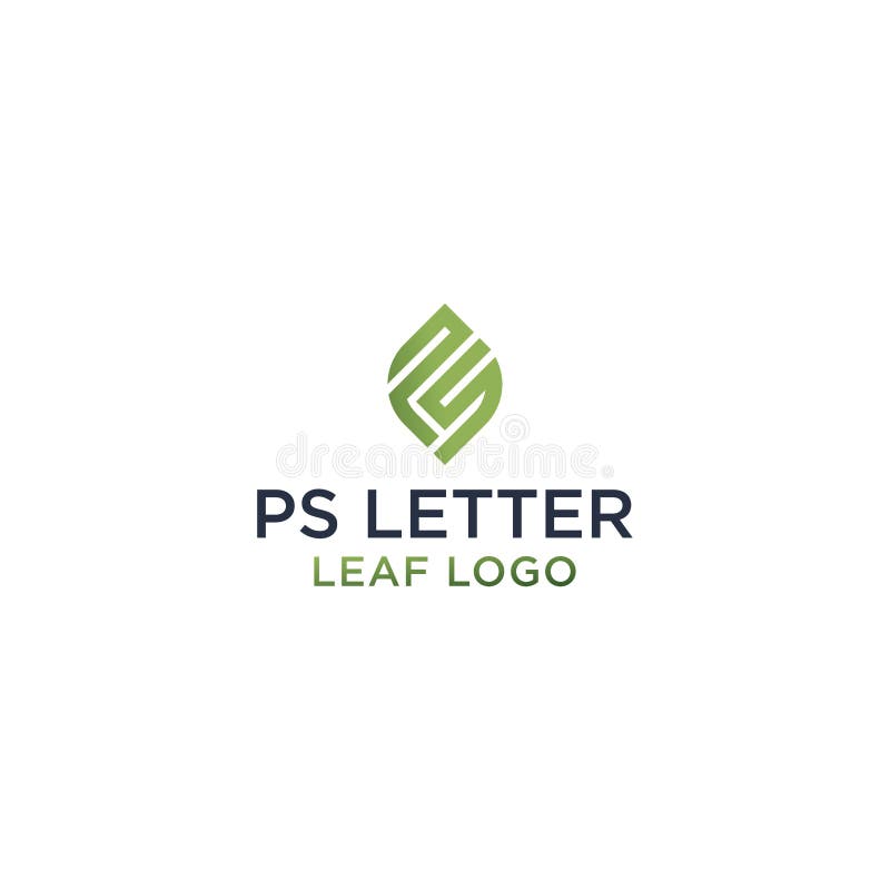 PS LEAF LOGO stock vector. Illustration of green, abstract - 243701993