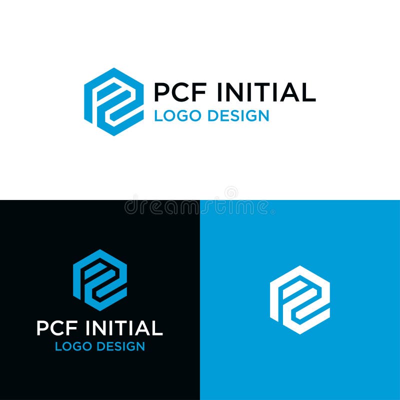 PCF or PFC LOGO stock vector. Illustration of polygonal - 243721566