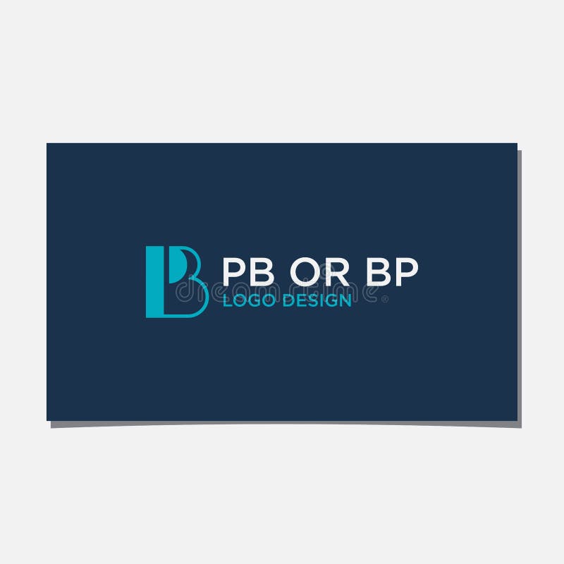 PB or BP LOGO stock vector. Illustration of minimal - 243721577