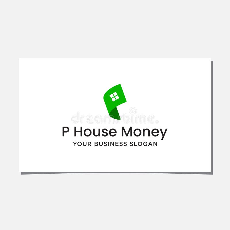 P MONEY HOUSE LOGO stock vector. Illustration of creative - 243721834