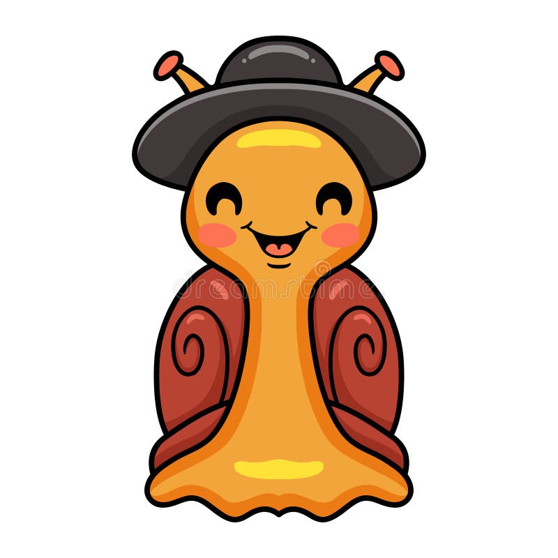 Snail Wearing Stock Illustrations – 113 Snail Wearing Stock ...