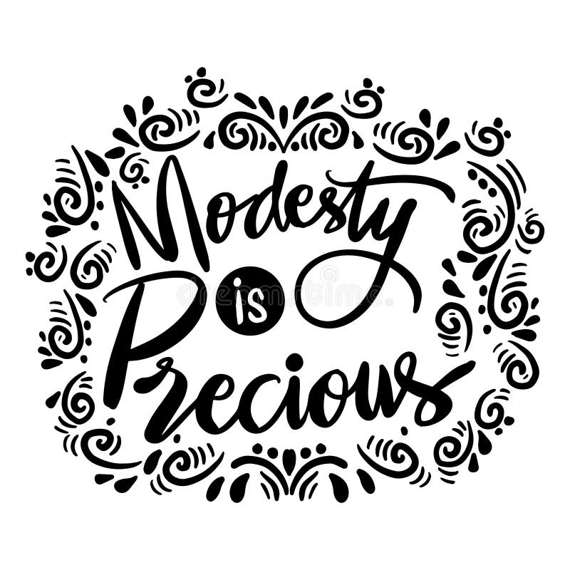 Modesty Stock Illustrations – 489 Modesty Stock Illustrations, Vectors ...