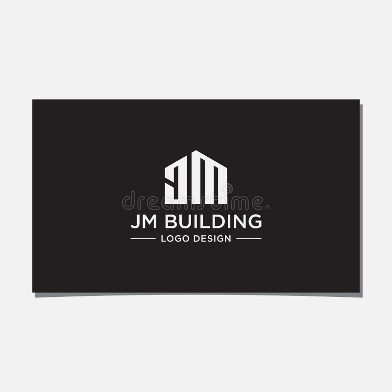 BM BUILDING LOGO stock illustration. Illustration of constructions ...