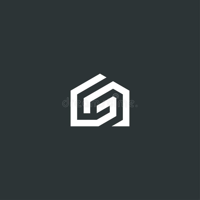 KC HOUSE LOGO stock vector. Illustration of branding - 243833653