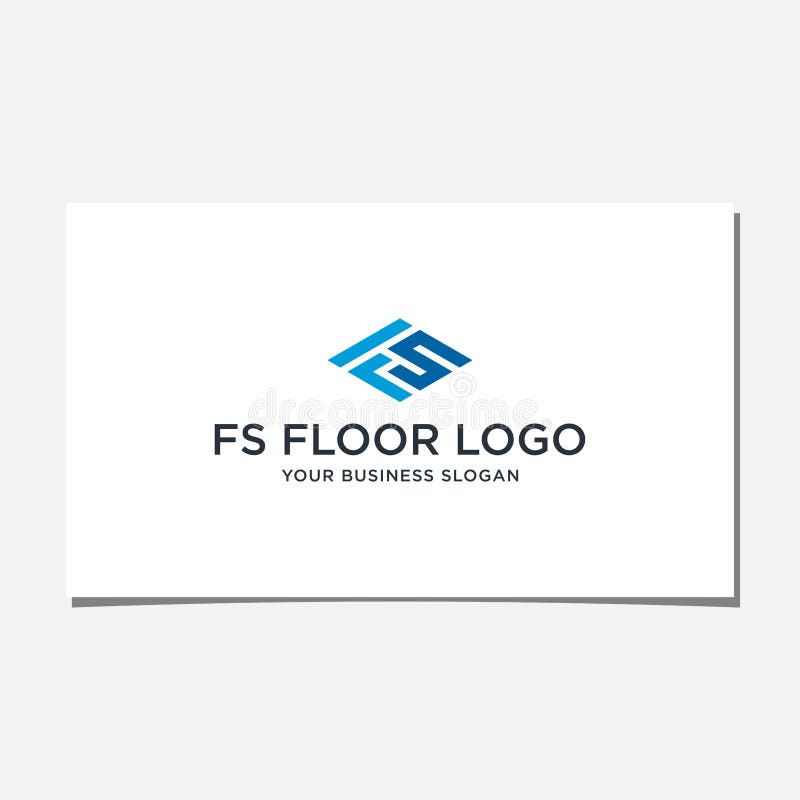 Fs floor logo stock vector. Illustration of construction - 243945050