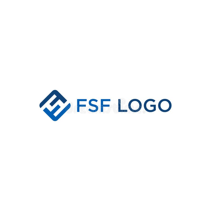 FSF LOGO stock vector. Illustration of branding, graphic - 243945125