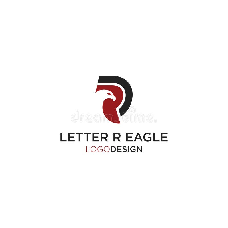R eagle logo stock vector. Illustration of falcon, creative - 243998917